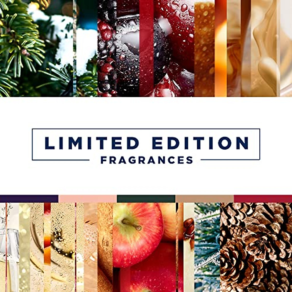 Glade Candle Velvety Berry Bliss, Fragrance Candle Infused with Essential Oils, Air Freshener Candle, 3-Wick Candle, 6.8 Oz, 3 Count