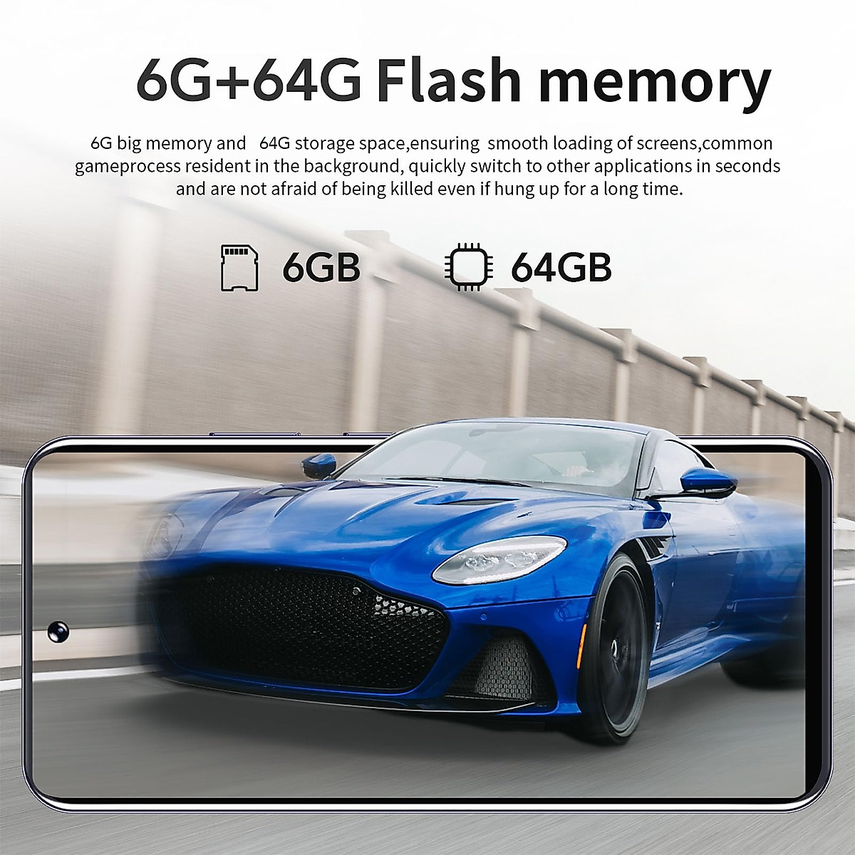 M13 Pro Plus Cell Phone, for Android 11 Unlocked Smartphone with, 4G Unlocked Phones, 6GB 64GB ROM, 6.53 HD Display, 8MP 21MP Dual Camera, Dual SIM, 4500mAh Battery