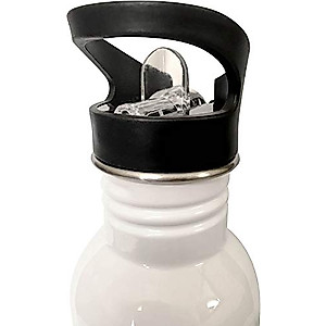 3dRose Image of 52nd Birthday Tag, Cupcake, Candle, Balloons, Gift,... - Water Bottles (wb_359887_2)