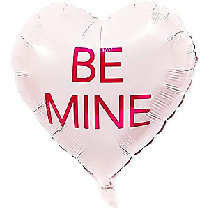 Conversation Candy Heart Balloons for Valentine Party Decorations (12 Pack)