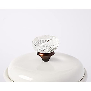 Mud Pie Kitchen Canister (Set of 3), White