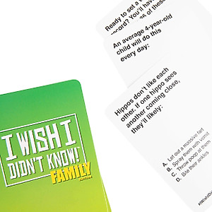 I Wish I Didn't Know! Family Edition - The Gross & Funny Trivia Game You'll Never Forget - by What Do You Meme? Family