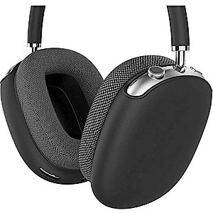 SaharaCase Liquid Silicone Cover Case for Apple AirPods Max [Rugged] Headphone Protection Antislip Grip Slim (Black)