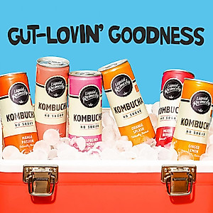 Remedy Kombucha Tea Organic Drink - Sugar Free, Keto, Vegan & Gluten Free - Sparkling Live Cultured, Long-Age Brewed Beverage - 6 Flavor Variety Pack - 8.5 Fl Oz Can, 24-Pack