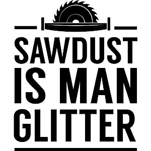 CafePress Sawdust Is Man Glitter Mugs Ceramic Coffee Mug, Tea Cup 11 oz
