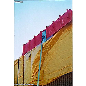 Mytee Products (20) 8" x 12" Corner Protector V Shaped w/ (1) 8ft V Shaped Extension Handle