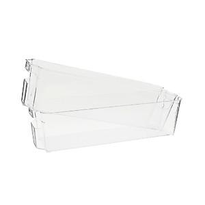 Okuna Outpost Clear Plastic Freezer Organizers, Breastmilk Storage Containers (14.5 x 4 x 3.75 In, 2 Pack)