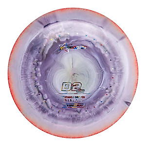 Prodigy Disc AIR Spectrum D2 Pro | Maximum Distance Disc Golf Driver | Overstable in All Conditions | New Swirly Lightweight Plastic | Comparable Flight to Innova Destroyer | Colors May Vary