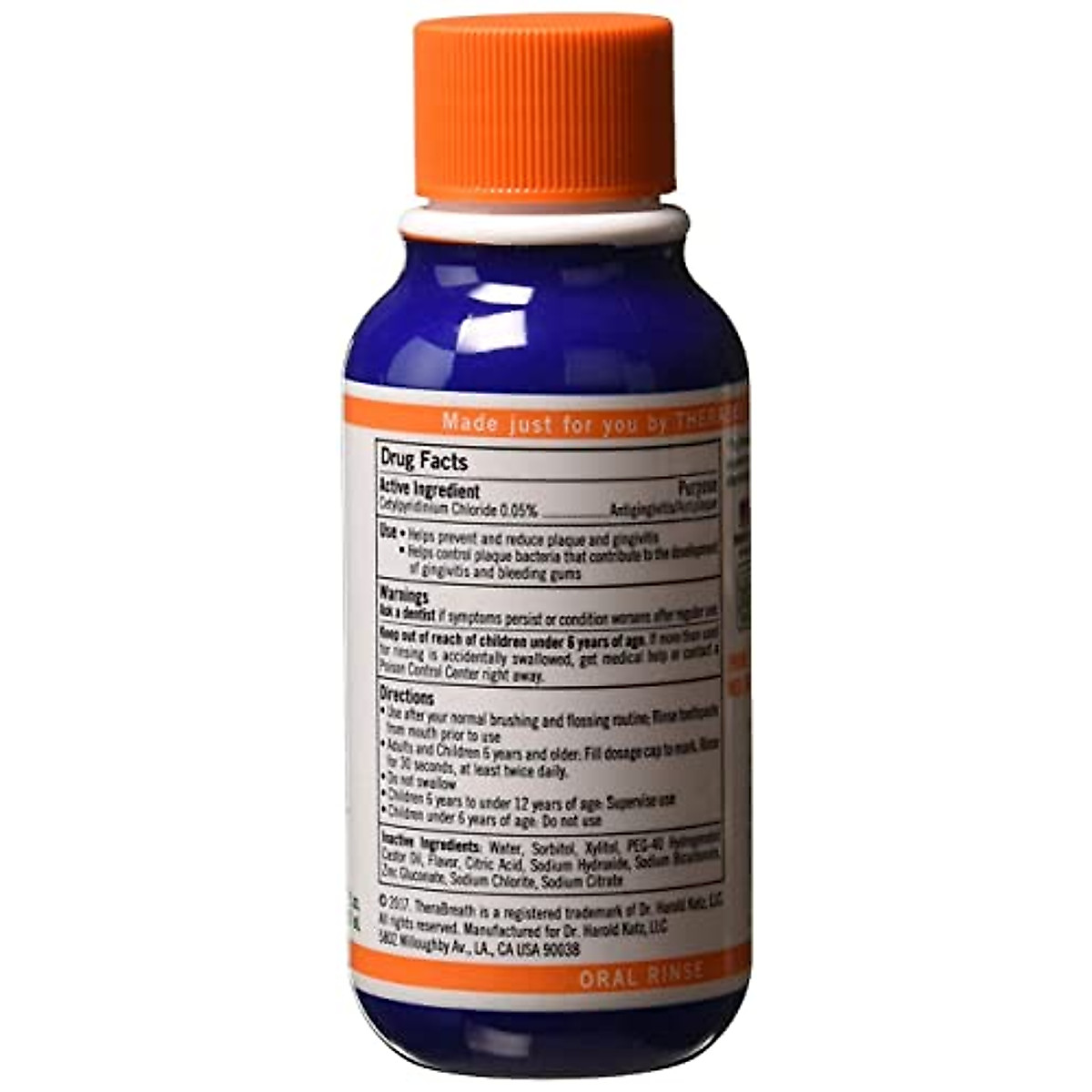 TheraBreath Healthy Gums Periodontist Formulated 24-Hour Oral Rinse, Clean Mint, 3 Ounce (Pack of 6)