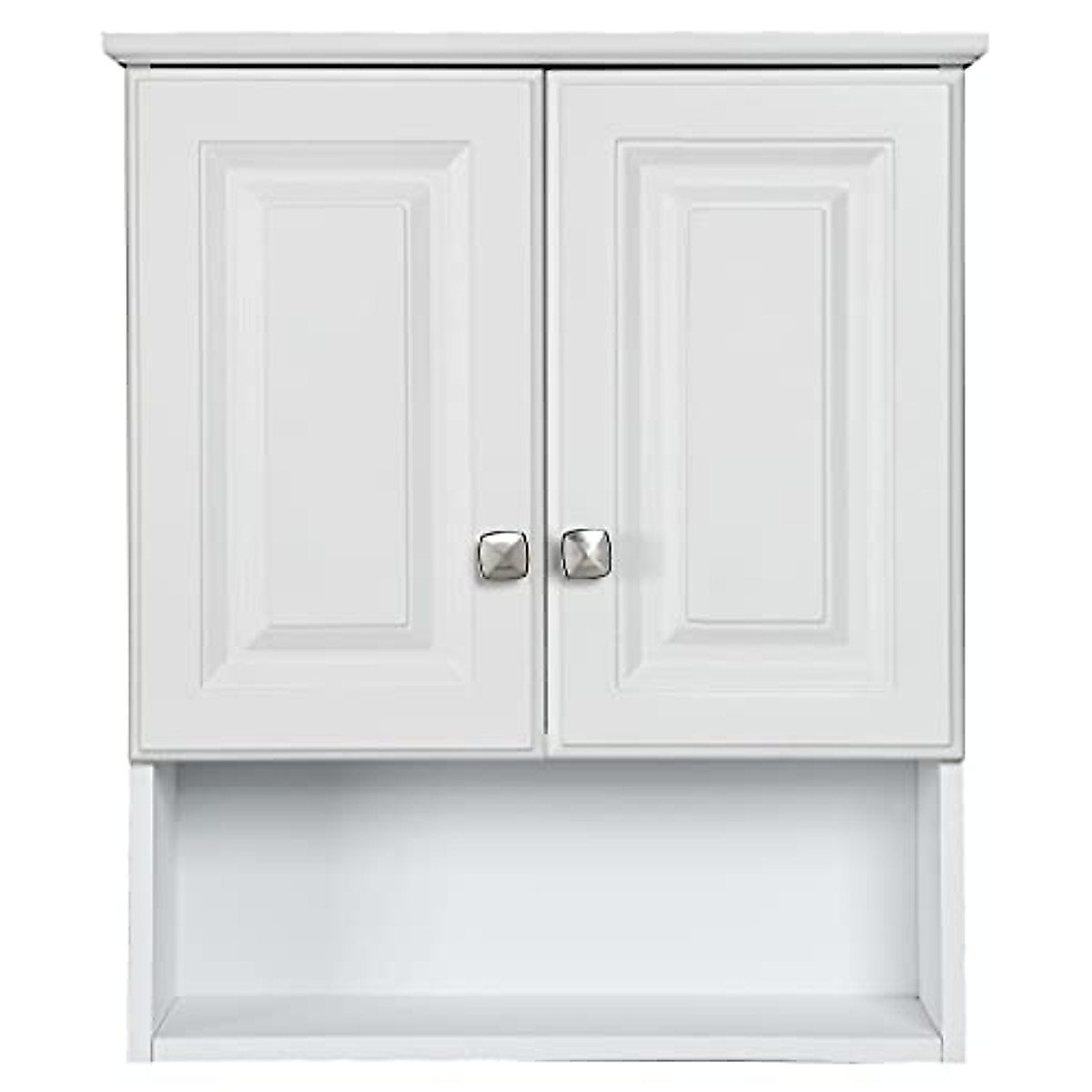 Design House Wyndham Bathroom Wall Cabinet 2-Door, 1-Shelf, 22 x 26, White