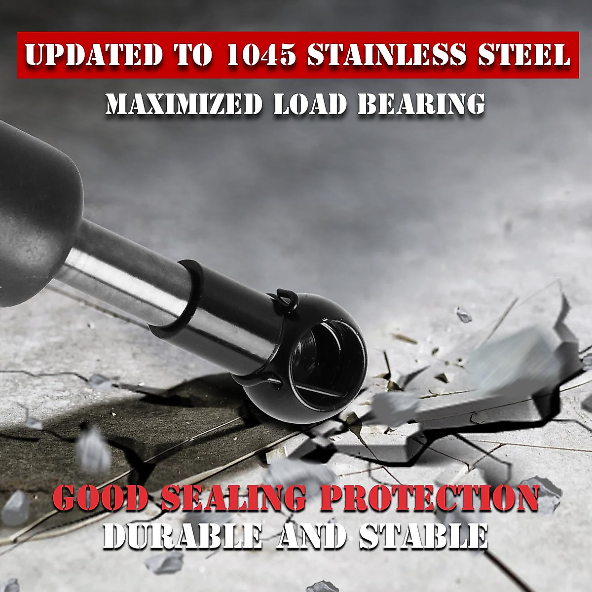 KitsPro Truck Tailgate Assist for Chevy Silverado and GMC Sierra 1500 2500 3000 Non-Classic Models 2007-2018 and 2500 3500 HD 2019 Truck Accessories Tailgate Damping Strut, Pack of 1