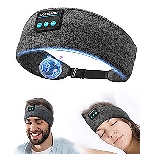 ASMRBAND Sleep Headphones Wireless Sports Headband, Headband Headphones 10Hrs Bluetooth Headband with Soft Cozy Earbuds Comfortable Sleeping Headphones for Side Sleepers, Cool Tech Gadgets Unique Gift