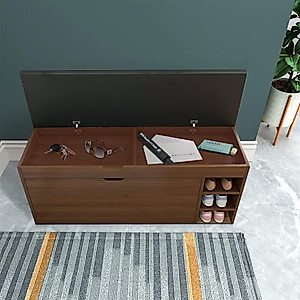 HOMEMORE Shoe Bench Shoe Cabinet Shoe Rack for Entryway with Sitting Stool Shoe Storage Cabinet for Entryway Shoe Rack Three-Tier Shoe Cabinet Suitable for Home and Apartment