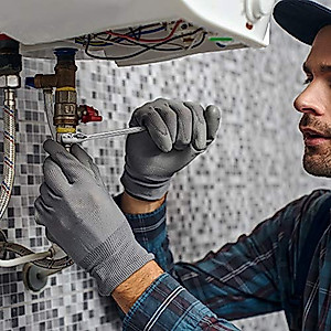 DURATECH Flare Nut Wrench Set, Metric, 3-piece, 10, 12, 13, 14, 15, 17mm, CR-V Steel, Organizer Pouch Included