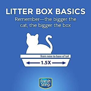 Fresh Step Extreme Scented Litter with the Power of Febreze, Clumping Cat Litter Mountain Spring, 34 Pounds