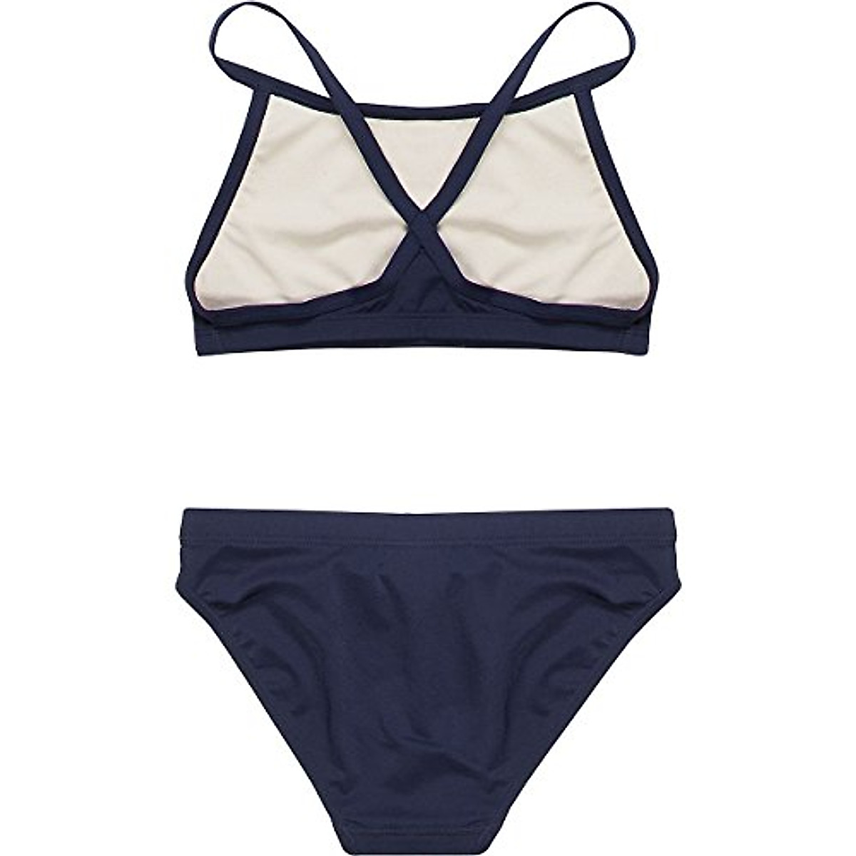 TYR Sport Women's Solid Durafast Diamondback Workout Bikini,Navy,X-Small