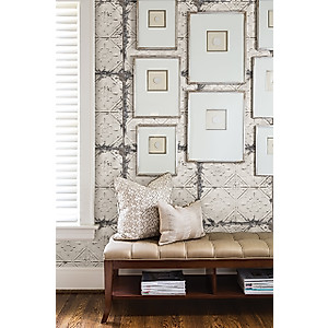 NuWallpaper Vintage Tin Tile Peel & Stick Wallpaper