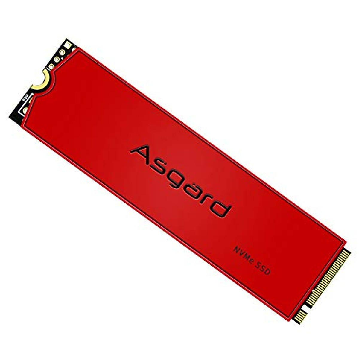 Asgard AN3+ 1TB NVMe SSD M.2 - PCIe Internal Solid State Drive for Computer Motherboards, Gaming CPU Hard Drives with Intel and 3D NAND Flash Technology in Red Heat