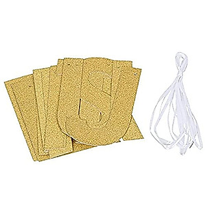 Glitter Banner Brews Before I do's Gold Party Banner Holiday Decorations Hanging Garland Perfect for Wedding Birthday Supplies