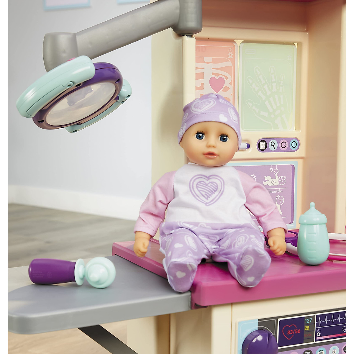 Little Tikes My First Baby Care Center Pretend Play Set for Doctor Nurse Parent Role Play with 15 Accessories for Kids, Boys, Girls Ages 3+ Years