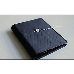 LC Prime Minimal Slim Pen Wallet l A Thinnest PenWallet For Daily Use (Pen is Not Included) (Blue mix Black (Pen is NOT Included))