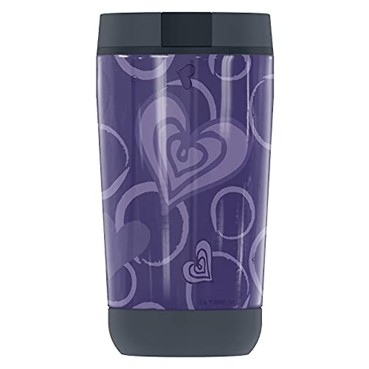 THERMOS Looney Tunes Tweety Heart Pattern GUARDIAN COLLECTION Stainless Steel Travel Tumbler, Vacuum insulated & Double Wall, 12 oz.