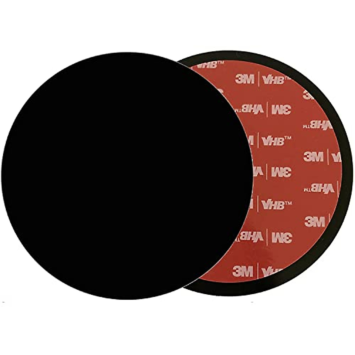 ZZJMCH (2 Pcs 80mm 3M VHB Adhesive Dashboard Pad Mounting Disk for Suction Cup Phone Mount & Garmin GPS Suction Mount Dash Cam Holder Stick On Universal Dash Mount Pad