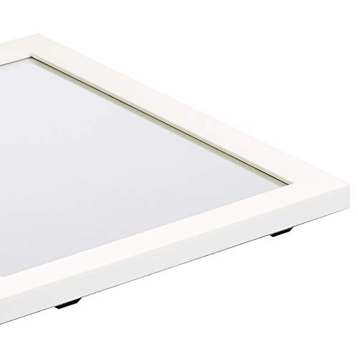 Amazon Basics Rectangular Wall Mount Mirror 20" x 28", Standard Trim, White