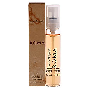 Laura Biagiotti Roma for Women Sweet and Elegant Scent - Opens with Pink Grapefruit and Black Currant - Unleashes Delicate and Timeless Sensuality - Perfect for Date Night - 0.5 oz EDT Spray