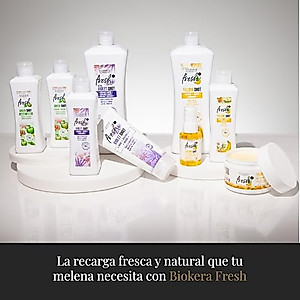 Salerm - Deep Repair Hair Mask - Biokera Fresh Yellow Shot Mask - 250 ml - Hydrates, Repairs, and Protects Hair - Anti-Frizz - Sulfate-Free and Paraben-Free