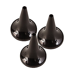 Disposable Ear Specula for KaWe EUROLIGHT C10, EUROLIGHT C30 AND COMBILIGHT C10 Otoscopes, 2.5 mm, Black, 100 Count