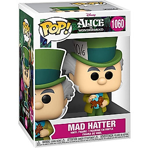 POP Disney: Alice in Wonderland 70th - Mad Hatter Funko Pop! Vinyl Figure (Bundled with Compatible Pop Box Protector Case) Multicolor 3.75 inches
