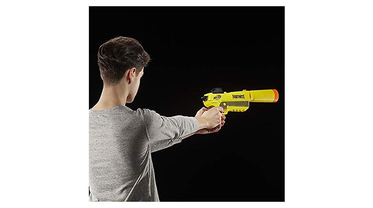 NERF Fortnite SP-L Blaster: Detachable Barrel & 6 Darts | Shop Now!