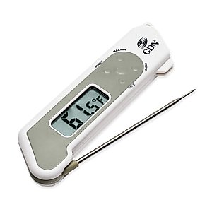 CDN TCT572-W ProAccurate Digital Instant Read Folding Thermocouple Cooking Thermometer-NSF Certified White