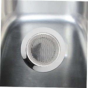 2pcs Sink Strainer Bath Tub Plug Stopper Sink Drain Sink Food Catcher Kitchen Sink Filter Basket Kitchen Sink Filter Strainer Anti-blocking Net Dish Basin Stainless Steel