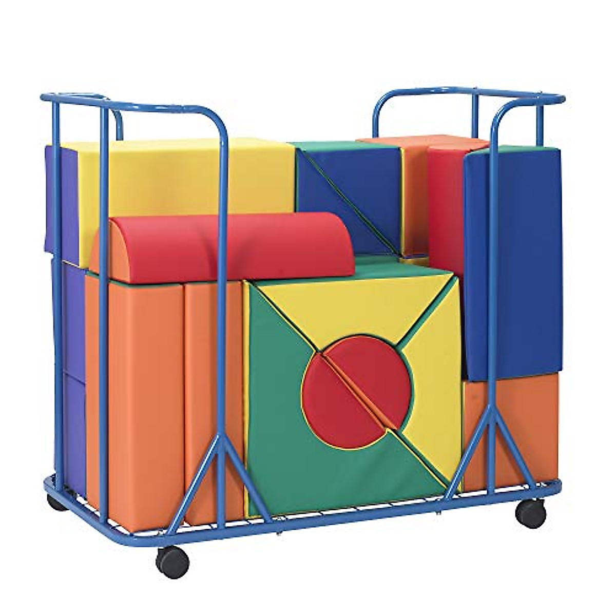 Children’s Factory, Angeles Universal Cart, AFB7930, Mobile Nap Mats & Soft Play Equipment Storage, Daycare, Preschool, Nursery or Classroom Organizer