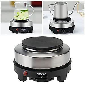 Potlimepan Mini Electric Hot Plate,110V Multi-Function Portable Stove,Hot Burner Cooktop Electric Heater for Home Kitchen Cooking