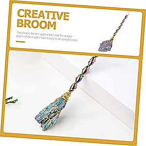 ARTIBETTER Desk Topper 5pcs Pendant Adornment Craft Cluster Material Shape Ornament Irregular Broom Specimen Handmade Random Mineral Stone Decor Crystal Hanging Dining Table Decor