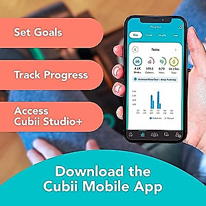 Cubii JR2, Under Desk Elliptical, Under Desk Bike Pedal Exerciser, Seated Elliptical, Work from Home Fitness, Mini Elliptical Machines for Home Use for Adults and Seniors Green (Renewed)