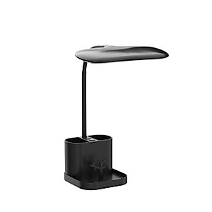 Mubarek Desk Lamps for Office Lamp 8W+3 Light Colors, USB Rechargeable & Dimmable Office Desk Lamp with USB Charging Port, 60LED+150Lumen LED Desk Lamps for Home Office Lamp LED Desk Light with Pen