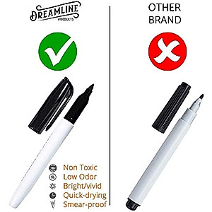 Double Sided Dry Erase Small White Board with Lines (12 Boards + 15 Pens/Erasers) - 9x12 Inch Dry Erase Board for Kids Lapboard, Mini Whiteboard, Small White Board Dry Erase for Students & Classroom