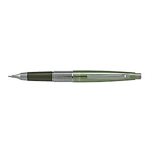 Pentel Sharp Kerry Mechanical Pencil, 0.5mm, Metallic Olive Barrel, 1 pack (P1035K), Green