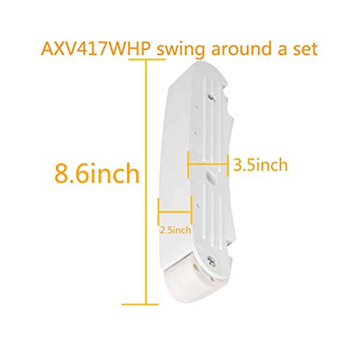 2023 𝙐𝙥𝙜𝙧𝙖𝙙𝙚 AXV417WHP Pool Cleaner Pod Swing Kit,AXV604WHP Front and Rear Bezels, White AXV414P Pod Shoes Compatible with Hayward Navigator Pool Vac Ultra Pool Cleaner Parts