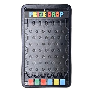ZeHuoGe 30" Prize Drop Boards Disk Game Foldable Stand Customizable 6 Slots with 10 Pucks for Carnival Tradeshow Party