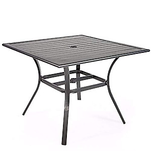 Barton 5pc Outdoor Dining Table and Chairs Set Patio Mesh Dining (4) Chairs Garden Patio Furniture UV-Resistant Mesh