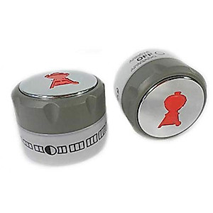 cbrsit Replacement for Weber 91538 2 Pack of Lighted Control Knobs for Some Summit Grills