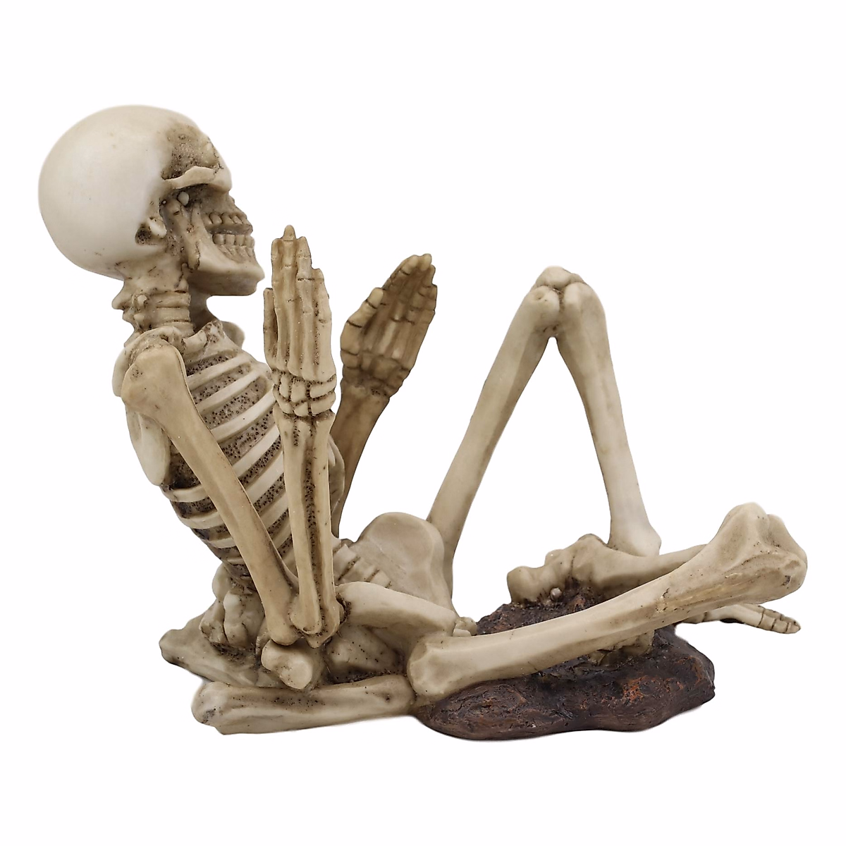 Ebros Gift Large Day of The Dead Grinning Horny Skeleton Humping Wine Bottle Holder Statue 10.25" Long As Halloween Macabre Ossuary Accent Decor Skulls and Skeletons Collection