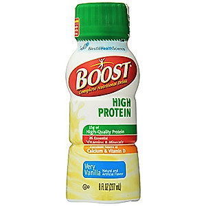 Boost High Protein Complete Nutritional Drink, Very Vanilla, 8 fl. oz., 24 Count