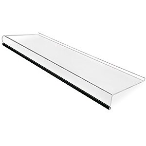 Lonkiktik Keyboard Stand for Office Desk, 5mm Thickness Premium Acrylic Keyboard Riser Ticker Than Others, Ergonomic Tilted Computer Keyboard Holder for Home Table