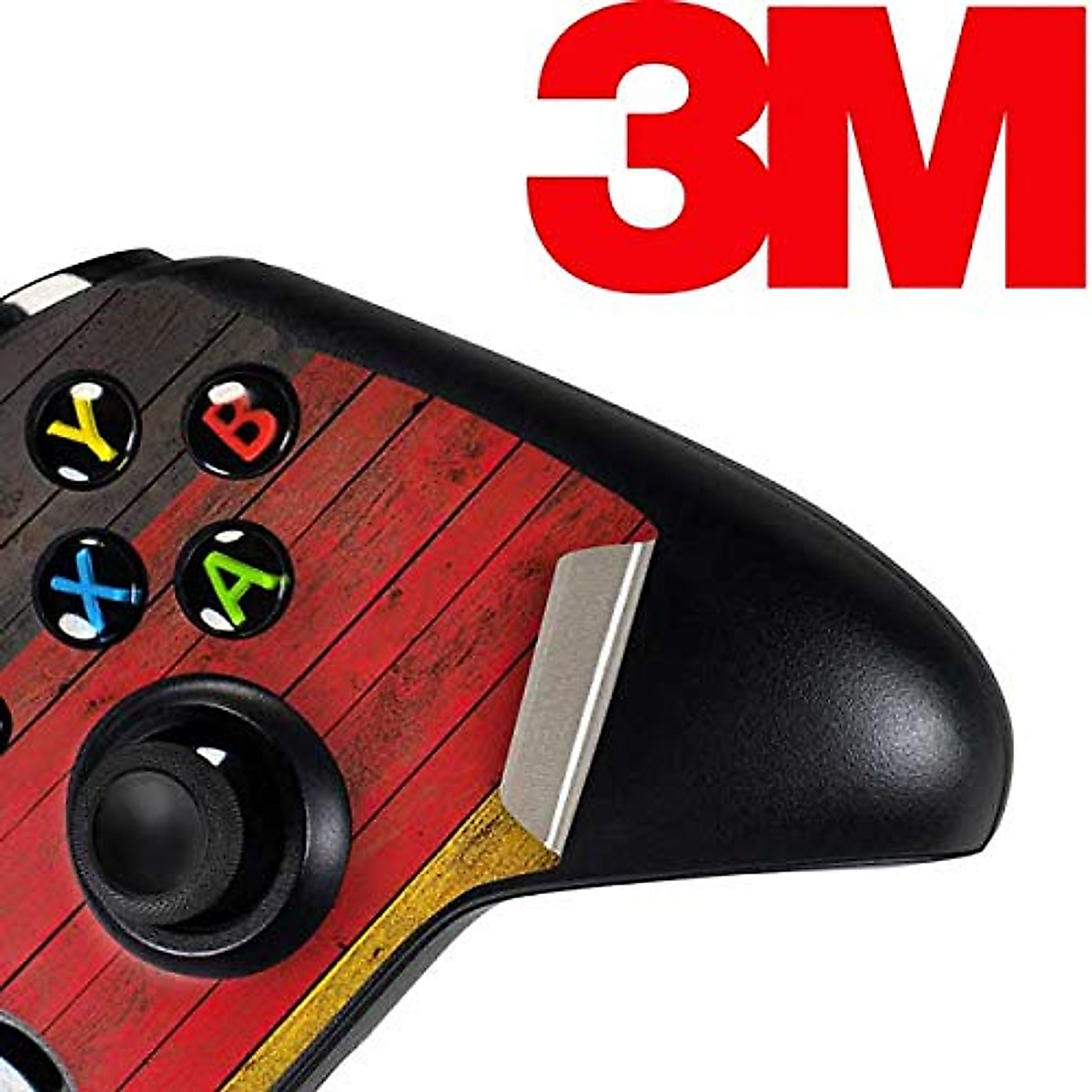 Skinit Decal Gaming Skin Compatible with Xbox One Controller - Originally Designed German Flag Dark Wood Design
